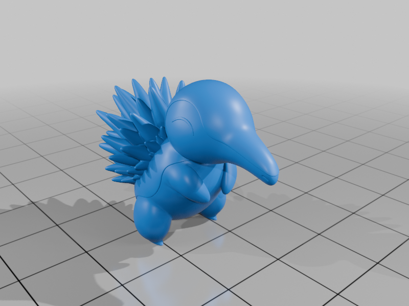 Pokemon Cyndaquil #155 - Optimized for 3D Printing by 3Dprint1UP ...