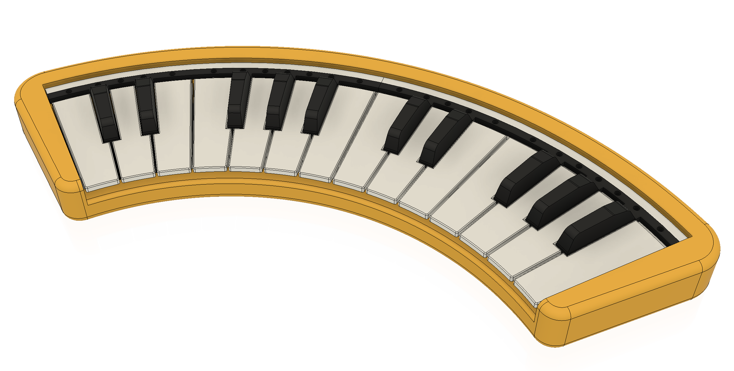 Rebo One Arduino Nano Esp32 Based Midi Keyboard By Kevin Mcaleer