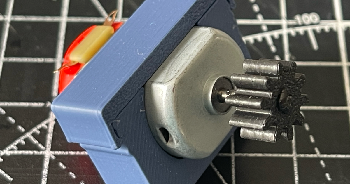 DC motor support mount by Mattia Fiorini | Download free STL model ...