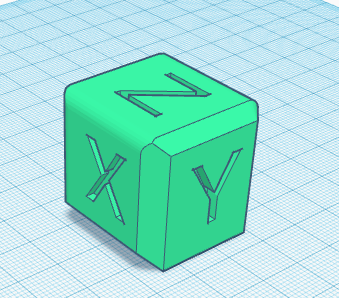 XYZ Calibration Cube 30x30x30 Fillet and Chamfer by ArturD | Download ...