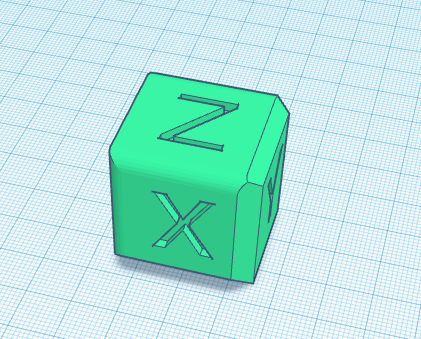 XYZ Calibration Cube 30x30x30 Fillet and Chamfer by ArturD | Download ...
