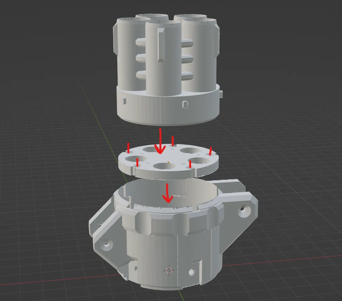 YEHW Swappable Barrels by Astropulse | Download free STL model ...