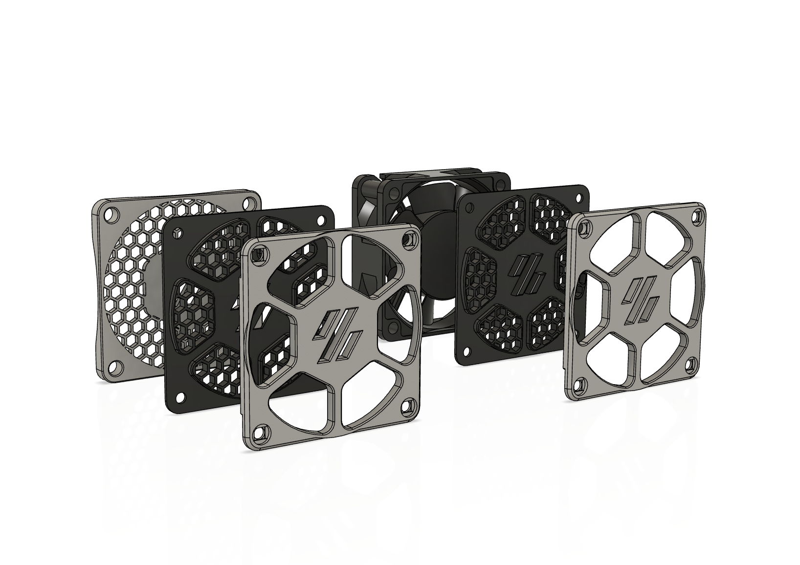 Modular Mesh Inserts for the Voron Fan Grille by DET-Man | Download ...