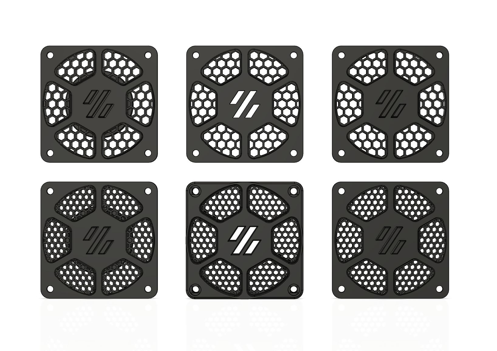 Modular Mesh Inserts for the Voron Fan Grille by DET-Man | Download ...