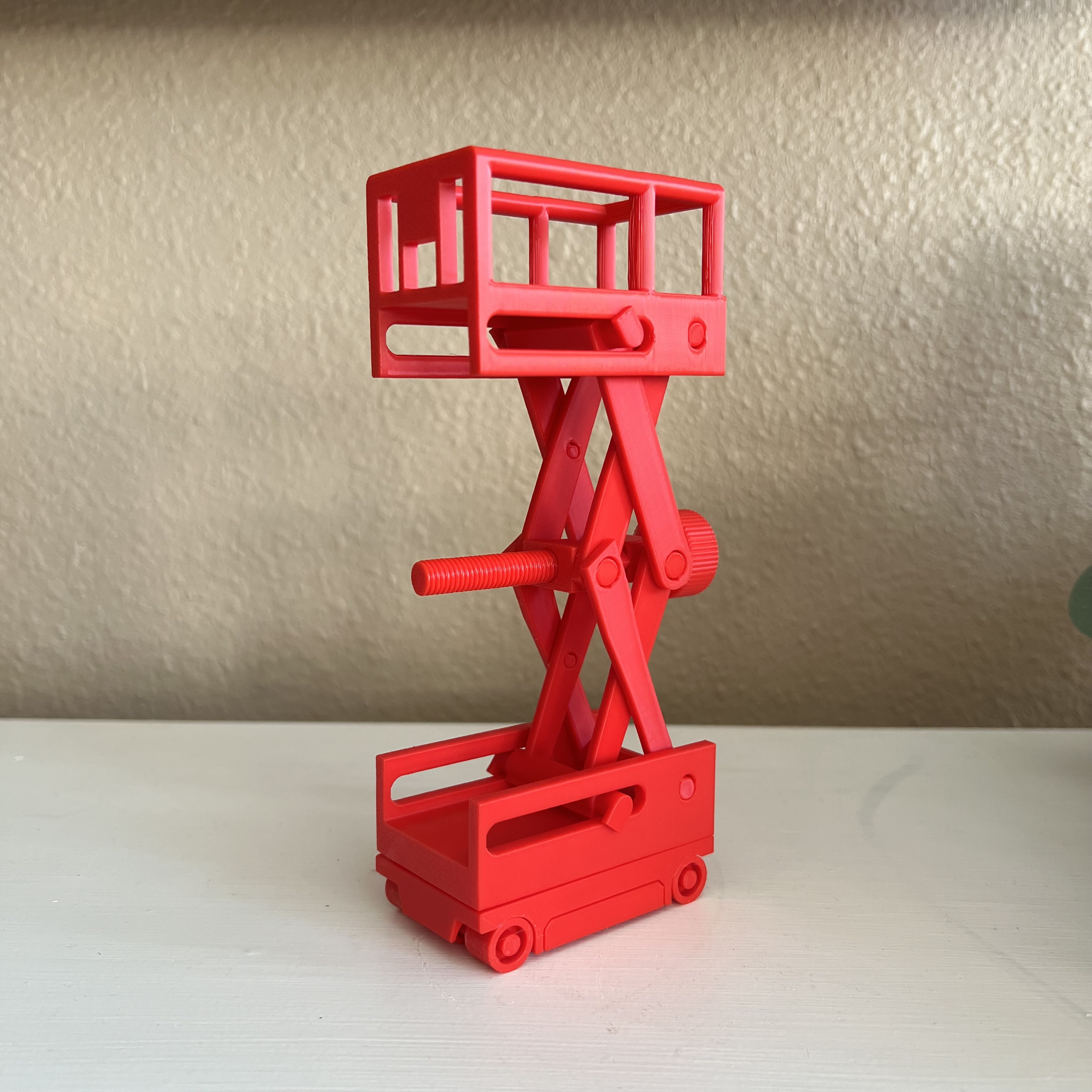 Print-in-Place Scissor Lift (No Support Needed!) by WhopperPrinting ...