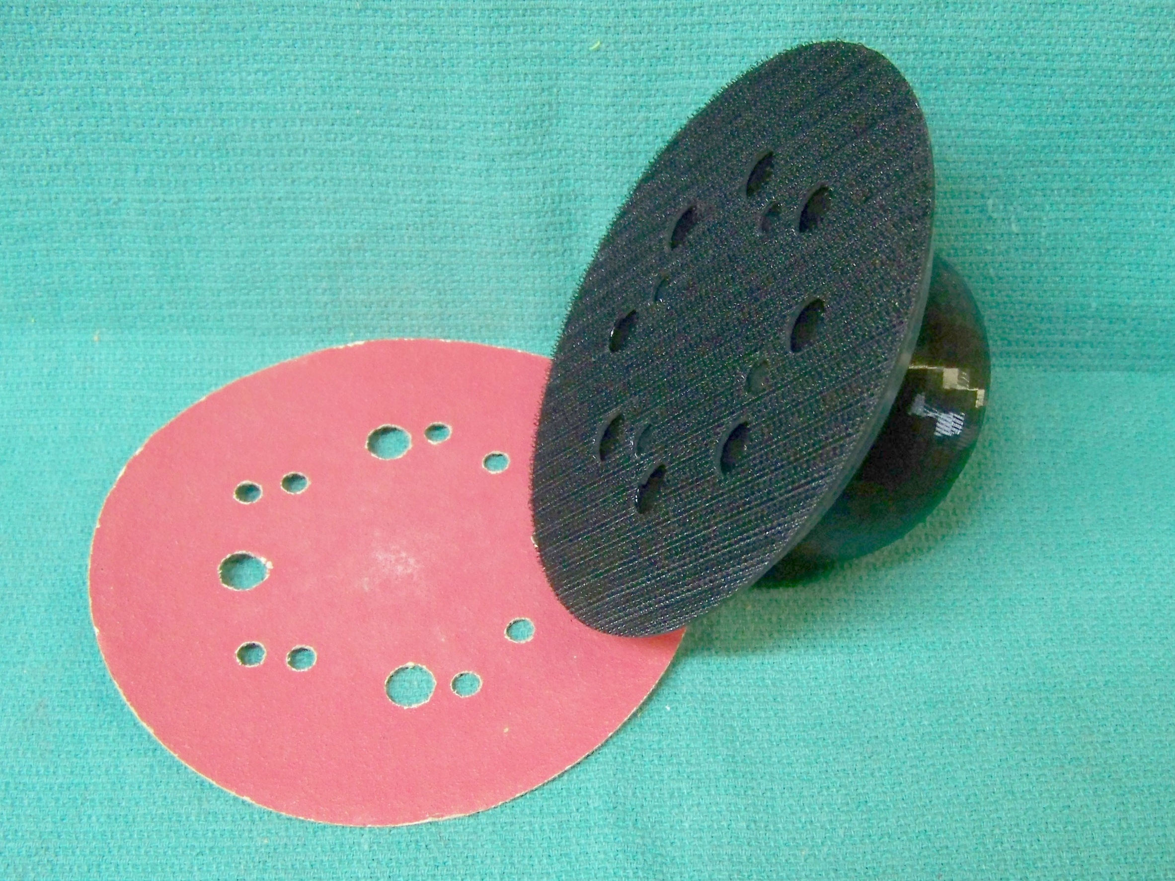 5" Velcro Hand Sander Disc (4 bolt hole) (3-hole version in link below ...