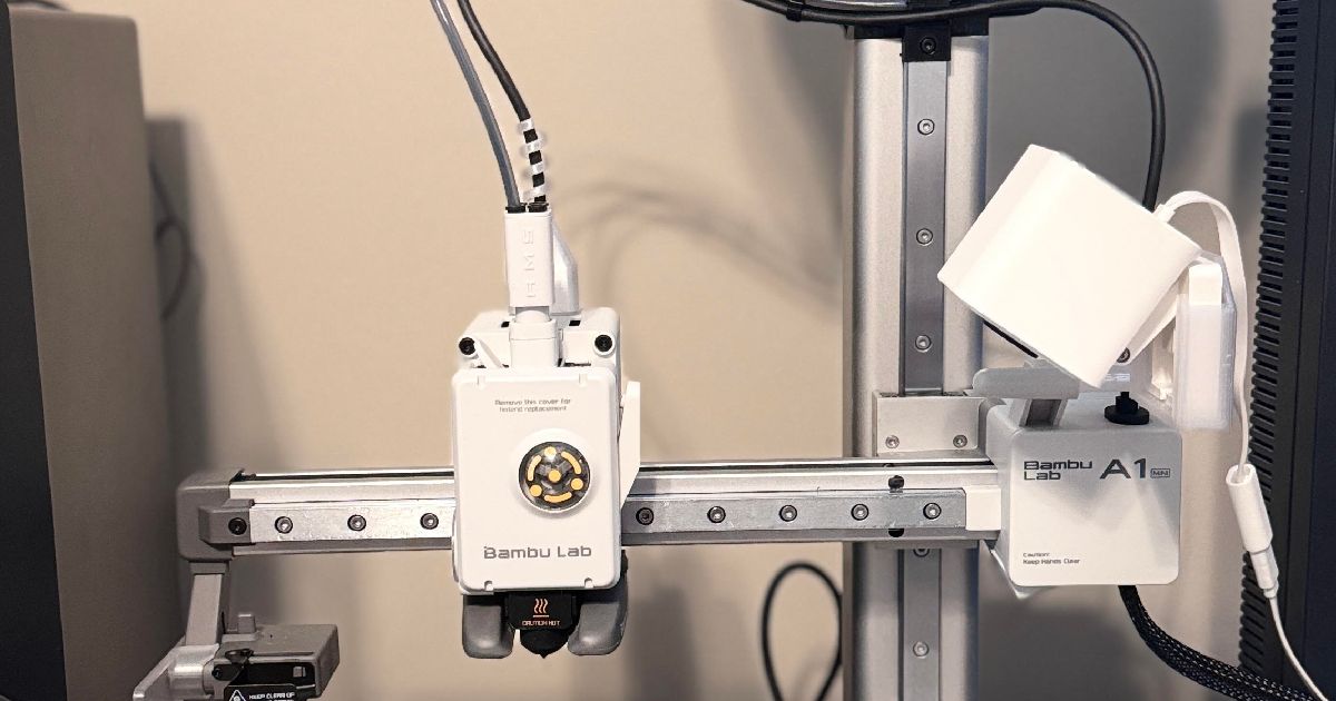 Stronger Handle for the A1 mini with Creality spool weight gauge by ...