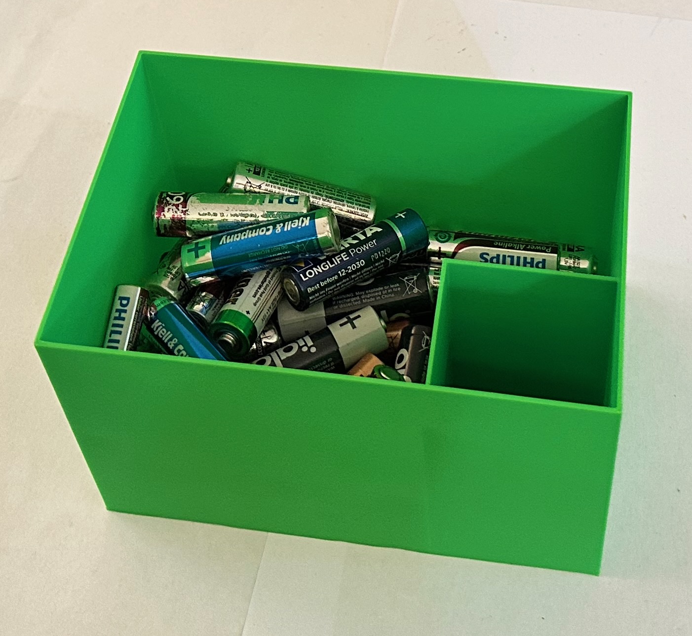 Dead battery bin by Chris | Download free STL model | Printables.com