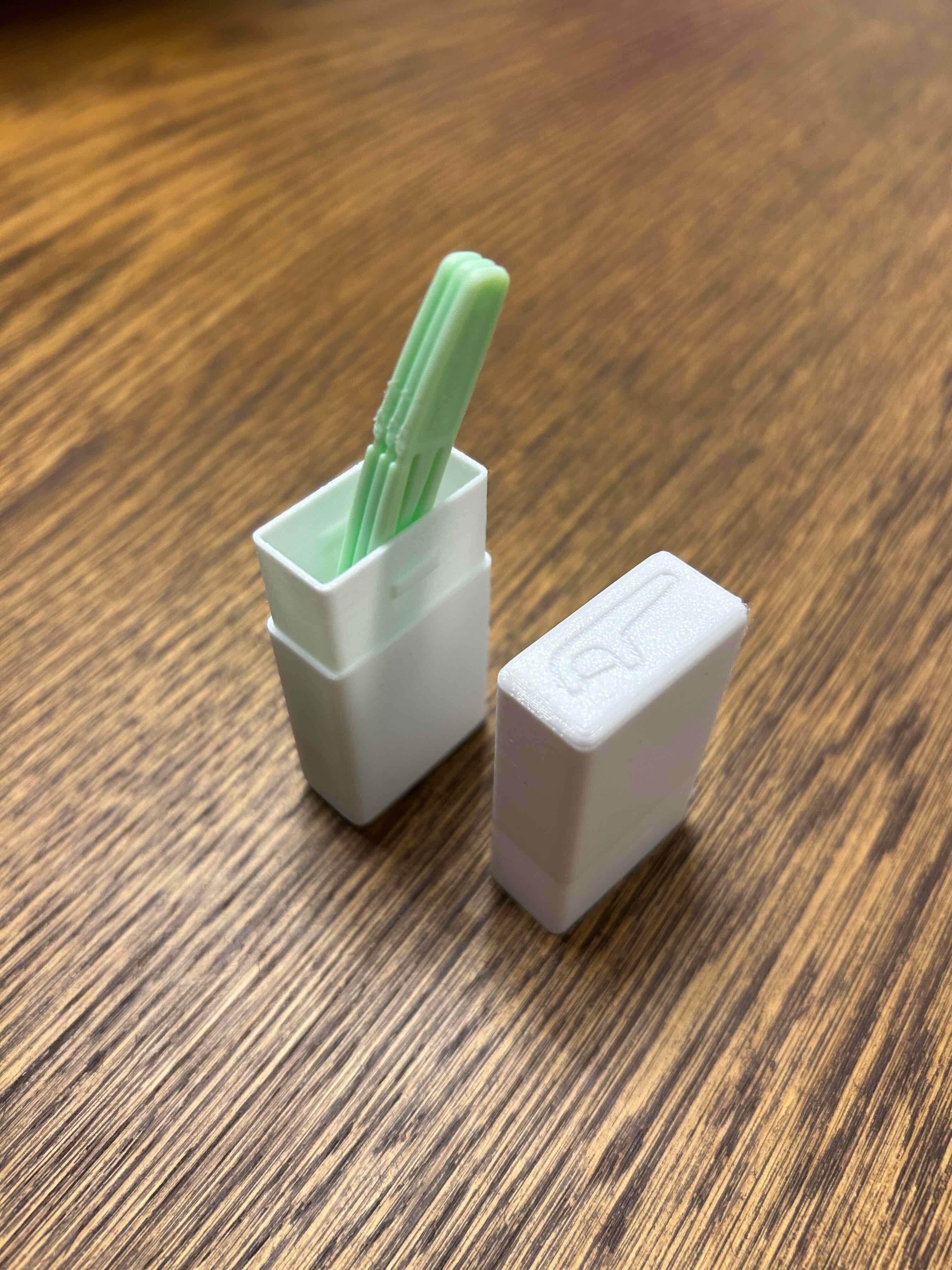 Dental Floss Travel Case by Df24 | Download free STL model | Printables.com Dental Floss Travel Case by Df24 | Download free STL model | Printables.com