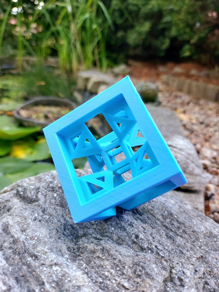 Tesseract cube decoration by kutnohormac | Download free STL model ...