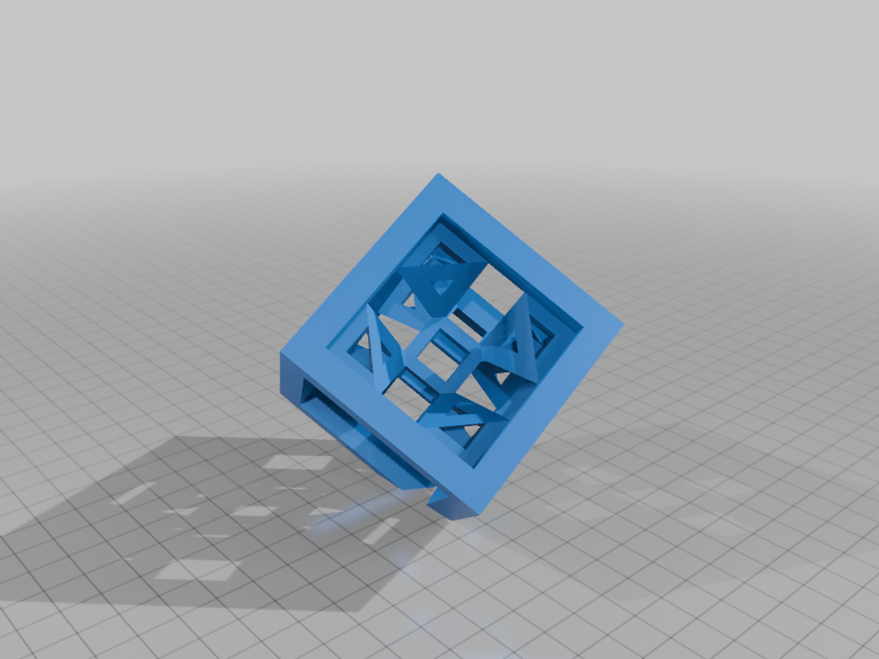 Tesseract cube decoration by kutnohormac | Download free STL model ...