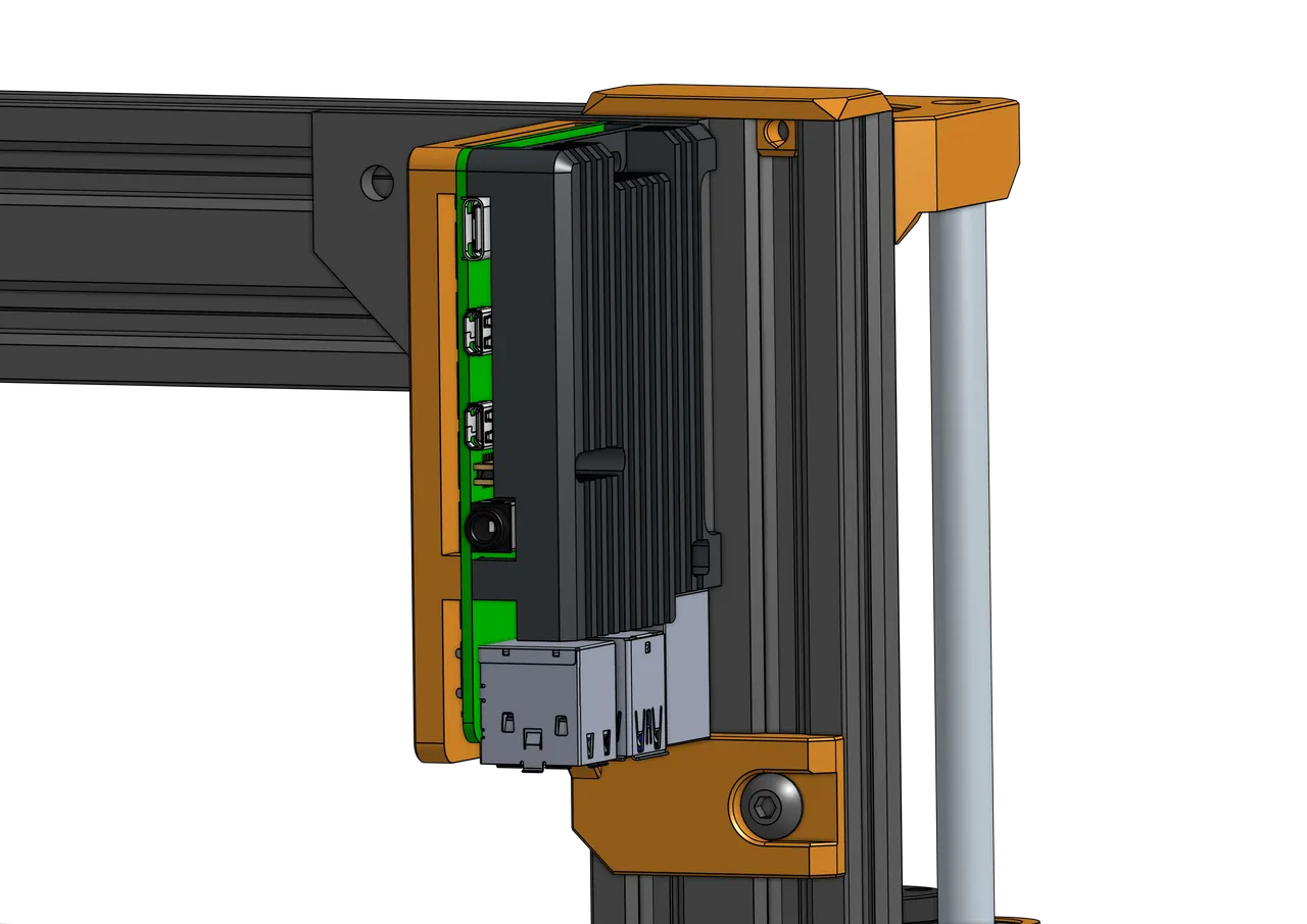 Armor Case Raspberry Pi Mount for Prusa Bear by 6d6178 | Download free ...