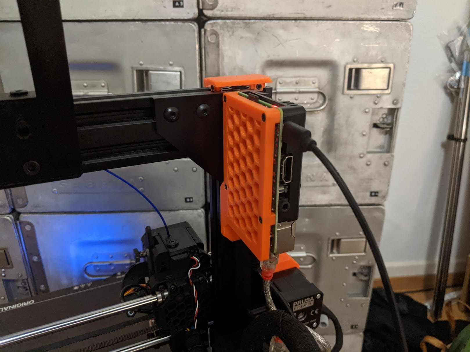 Armor Case Raspberry Pi Mount For Prusa Bear By 6d6178 Download Free