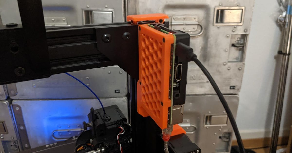 Armor Case Raspberry Pi Mount for Prusa Bear by 6d6178 | Download free ...