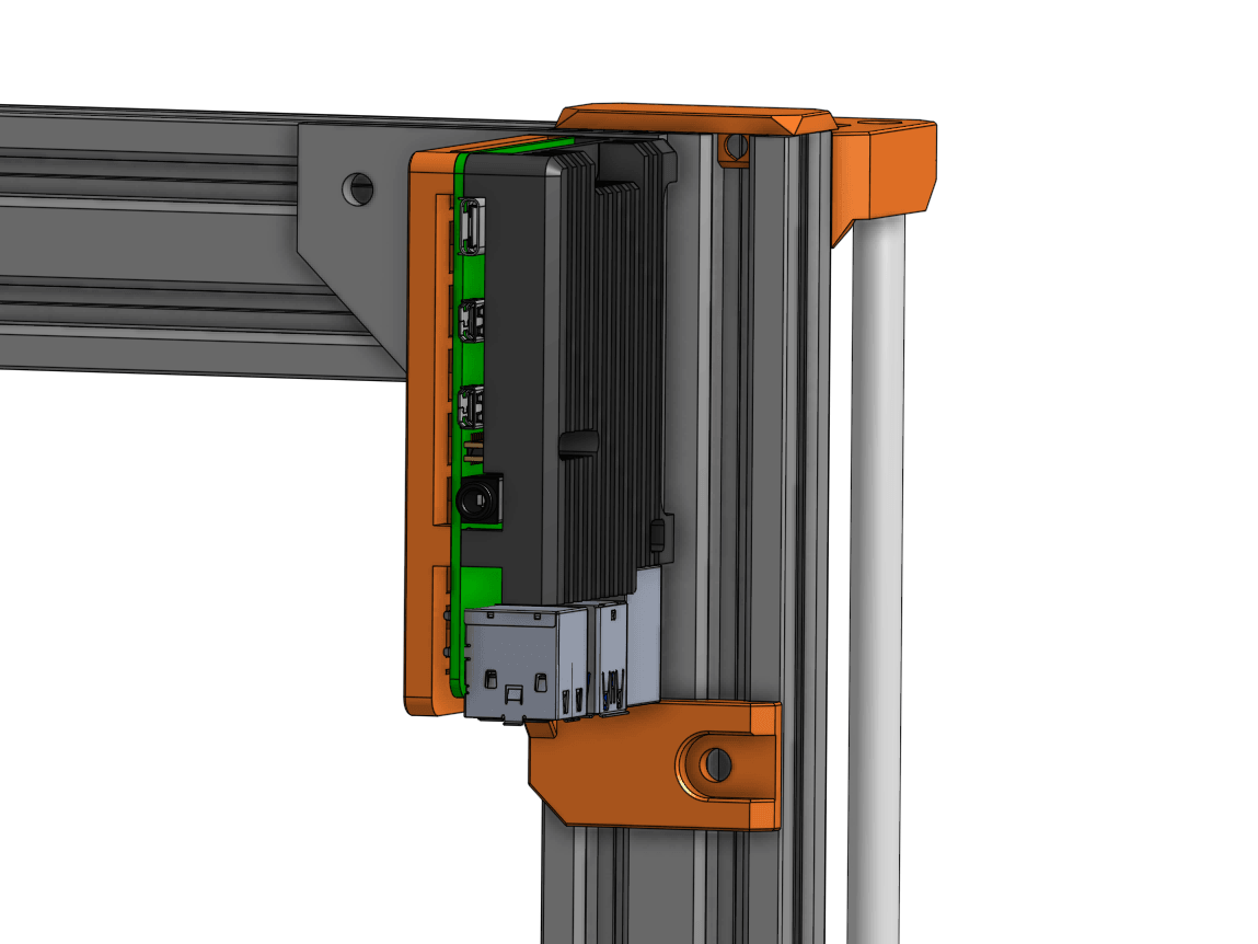 Armor Case Raspberry Pi Mount for Prusa Bear by 6d6178 | Download free ...