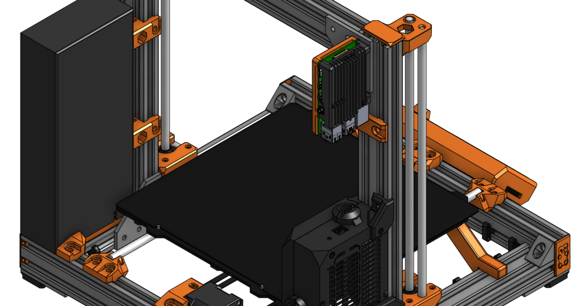 Armor Case Raspberry Pi Mount for Prusa Bear by 6d6178 | Download free ...