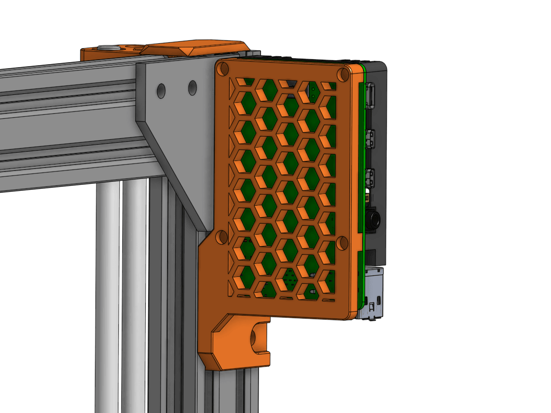 Armor Case Raspberry Pi Mount for Prusa Bear by 6d6178 | Download free ...