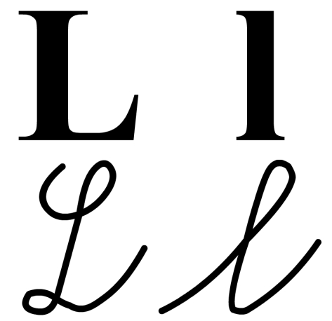 Simple letter Ll by Nina Máčová | Download free STL model | Printables.com