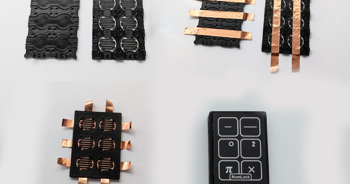 Membrane Keypad by Steve DeGroof | Download free STL model | Printables.com