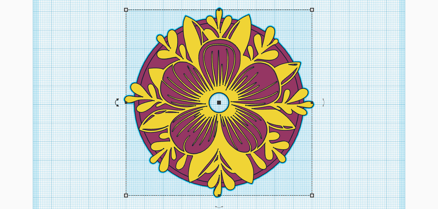 Flower Coaster by Eva Máčová | Download free STL model | Printables.com