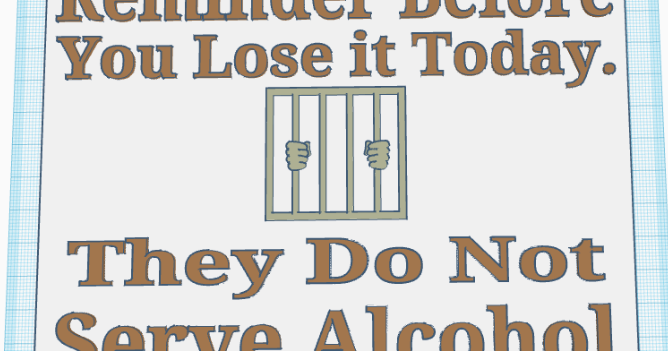 Friendly Reminder Sign by Phantom Printer | Download free STL model ...