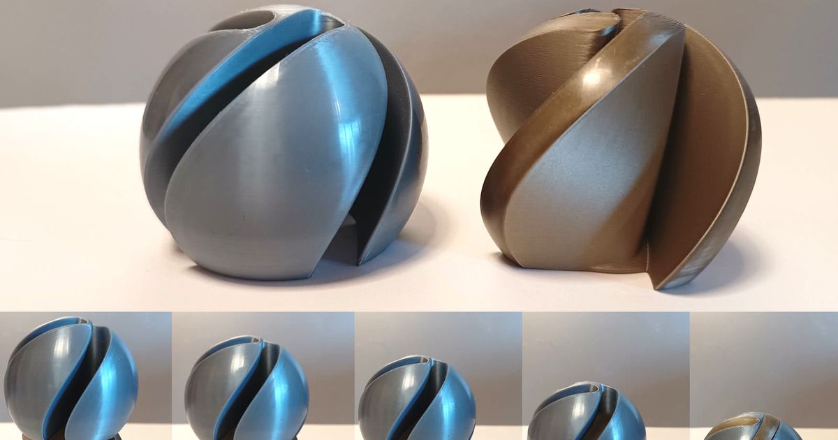 Fidget Vortex Sphere by Wim V | Download free STL model | Printables.com