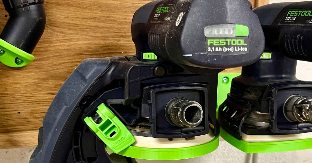 Wall holder for your Festool ETS 125 and ETSC 125 and other 125mm ...