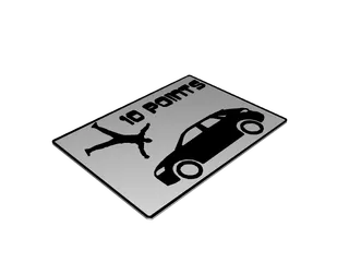 10 Points sign by King Dumbass | Download free STL model | Printables.com