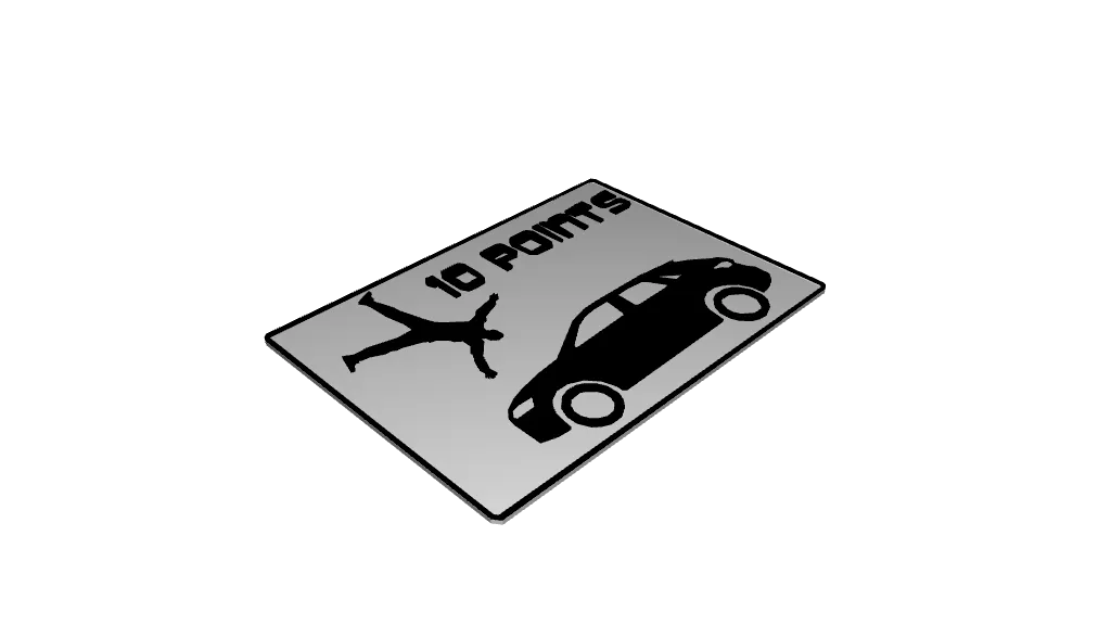 10 Points sign by King Dumbass | Download free STL model | Printables.com