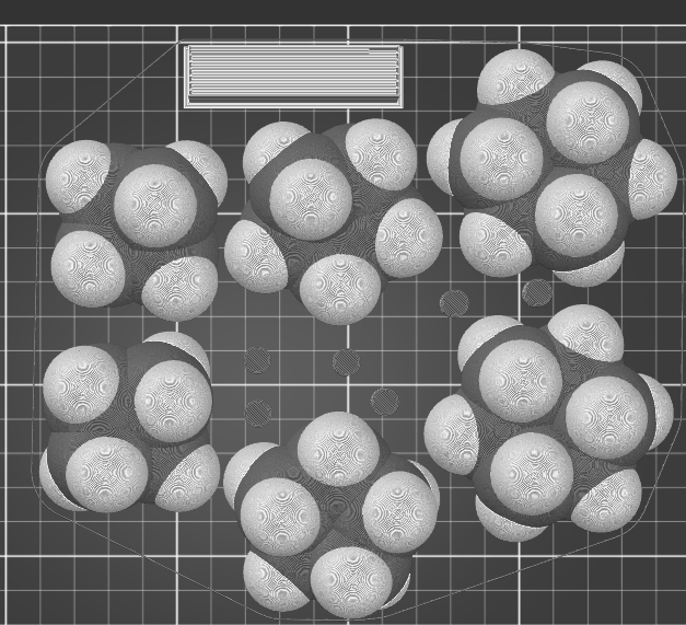 Multicolour Space-filling Molecular Models of Cycloalkanes by Frinn ...