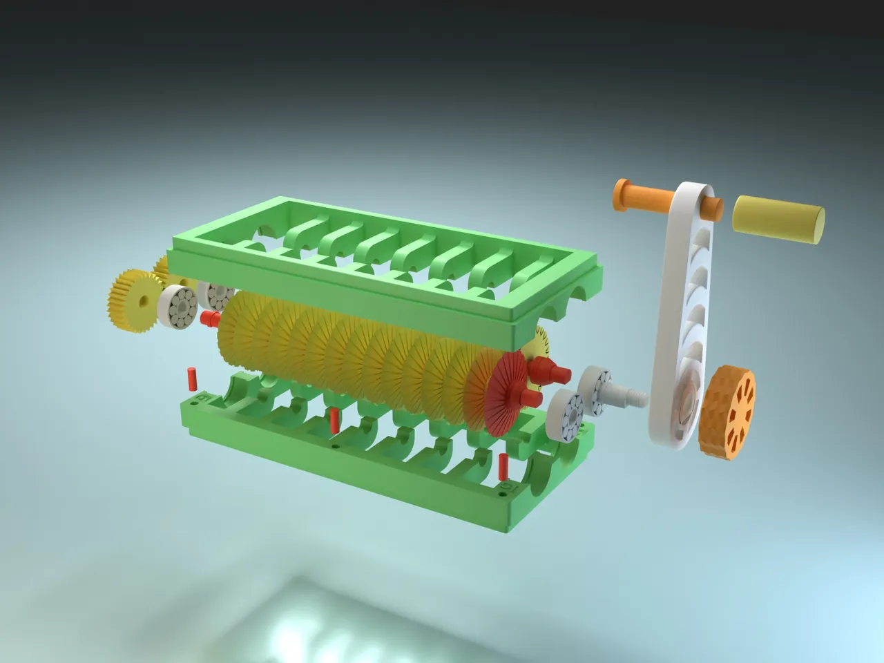 Full printed A4 paper shradder by Adam Design | Download free STL model ...