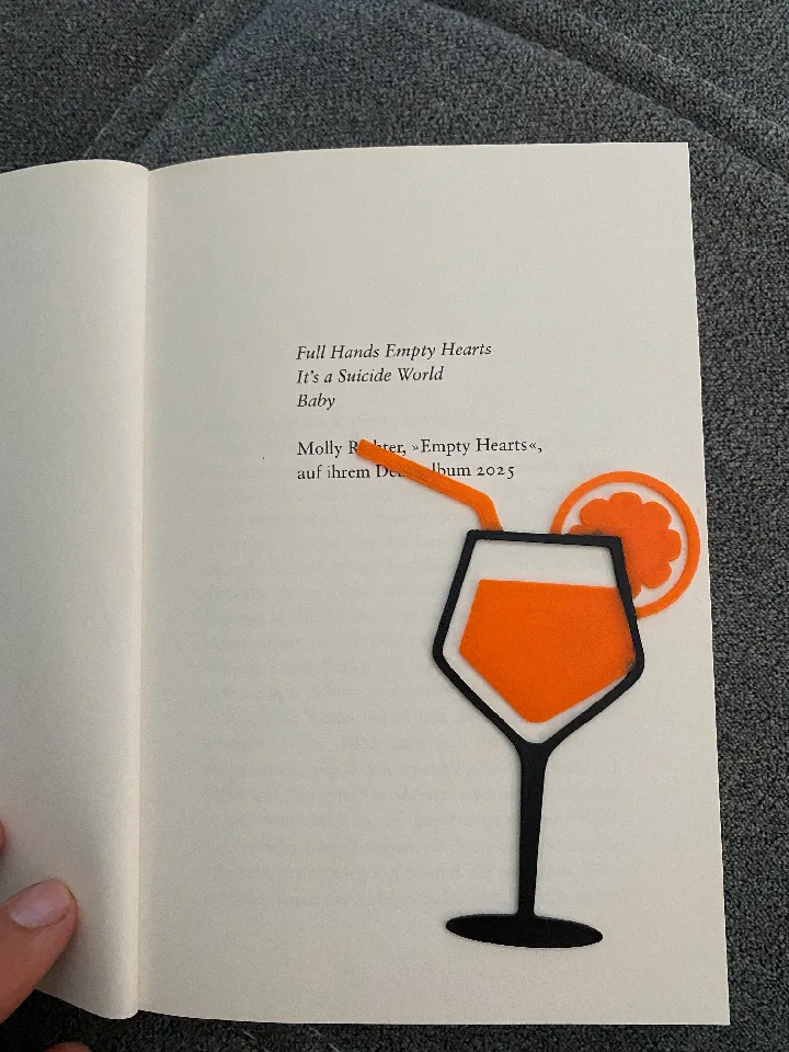 Aperol Bookmark by arntech3d | Download free STL model | Printables.com