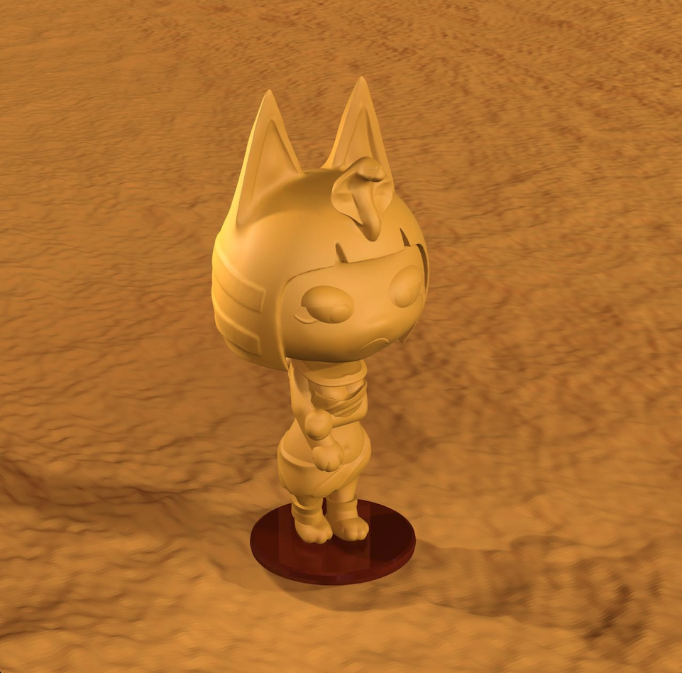 Ankha Animal Crossing by Prof Victor | Download free STL model ...