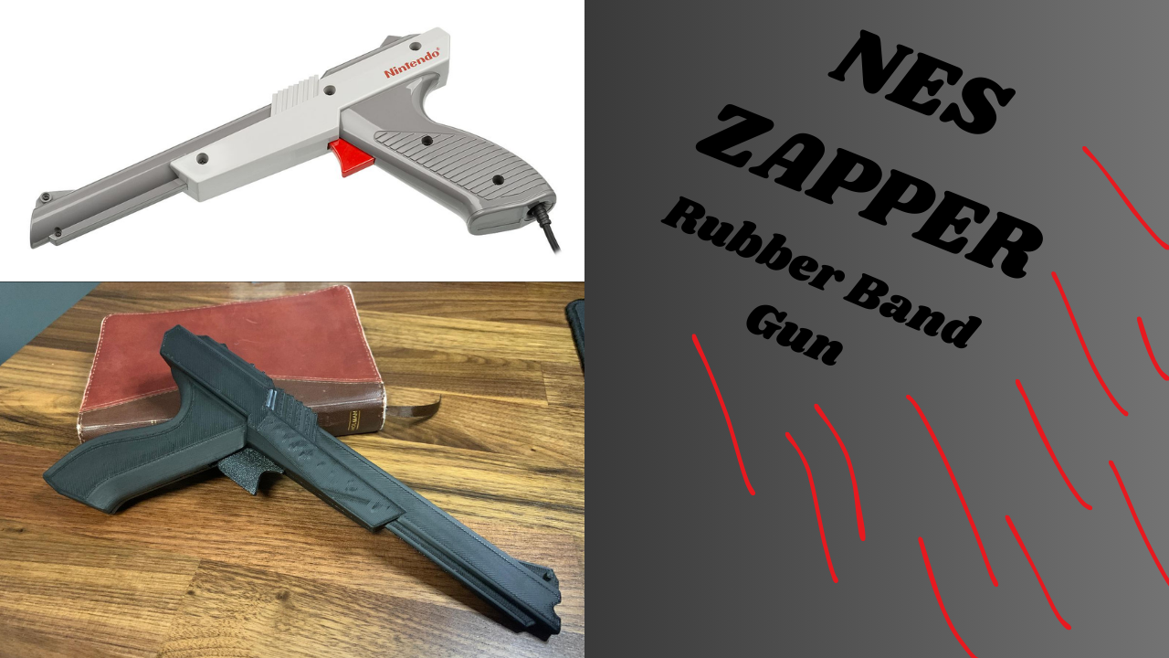 Nes Zapper Rubber band Gun by Beeverdan | Download free STL model ...
