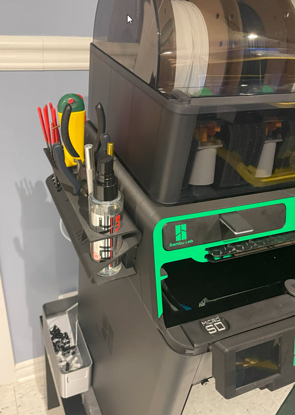 3D Printer Tool Holder for AMS Riser V2 by maCyo42 von Ghislain ...