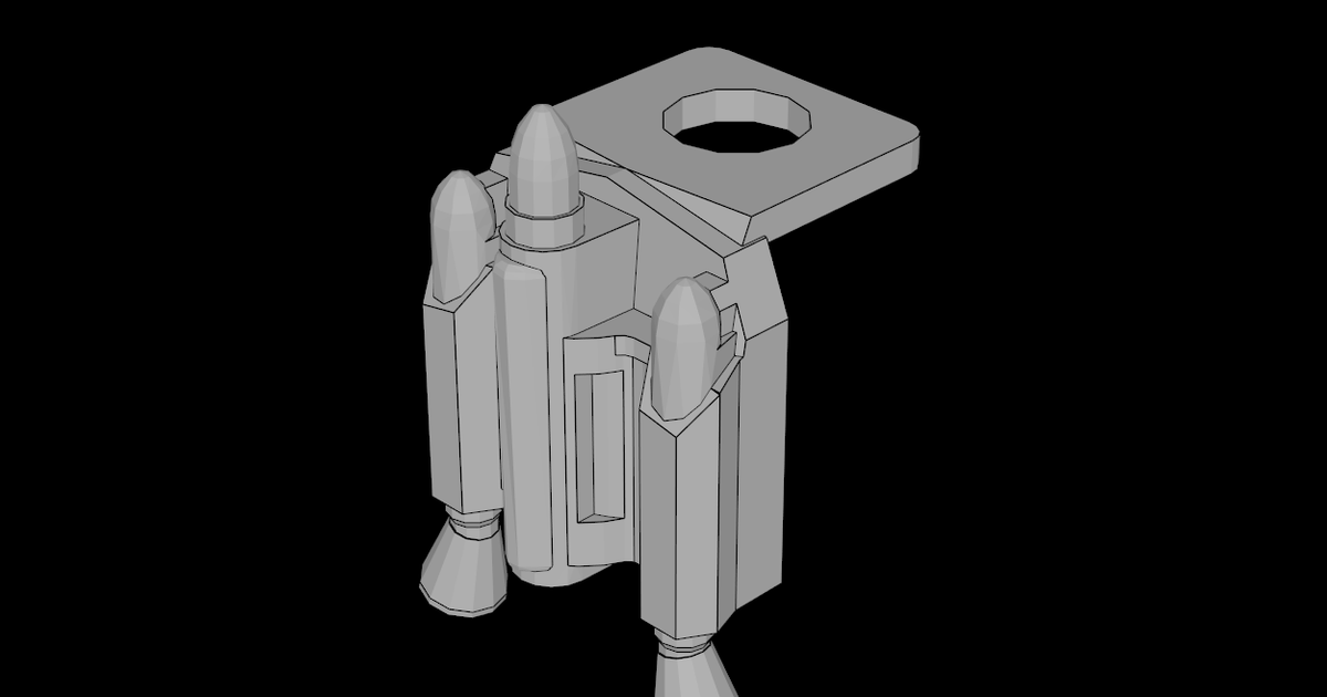 Lego Compatible (64802.dat) Minifig Jet Pack with Nozzles by thall72 ...