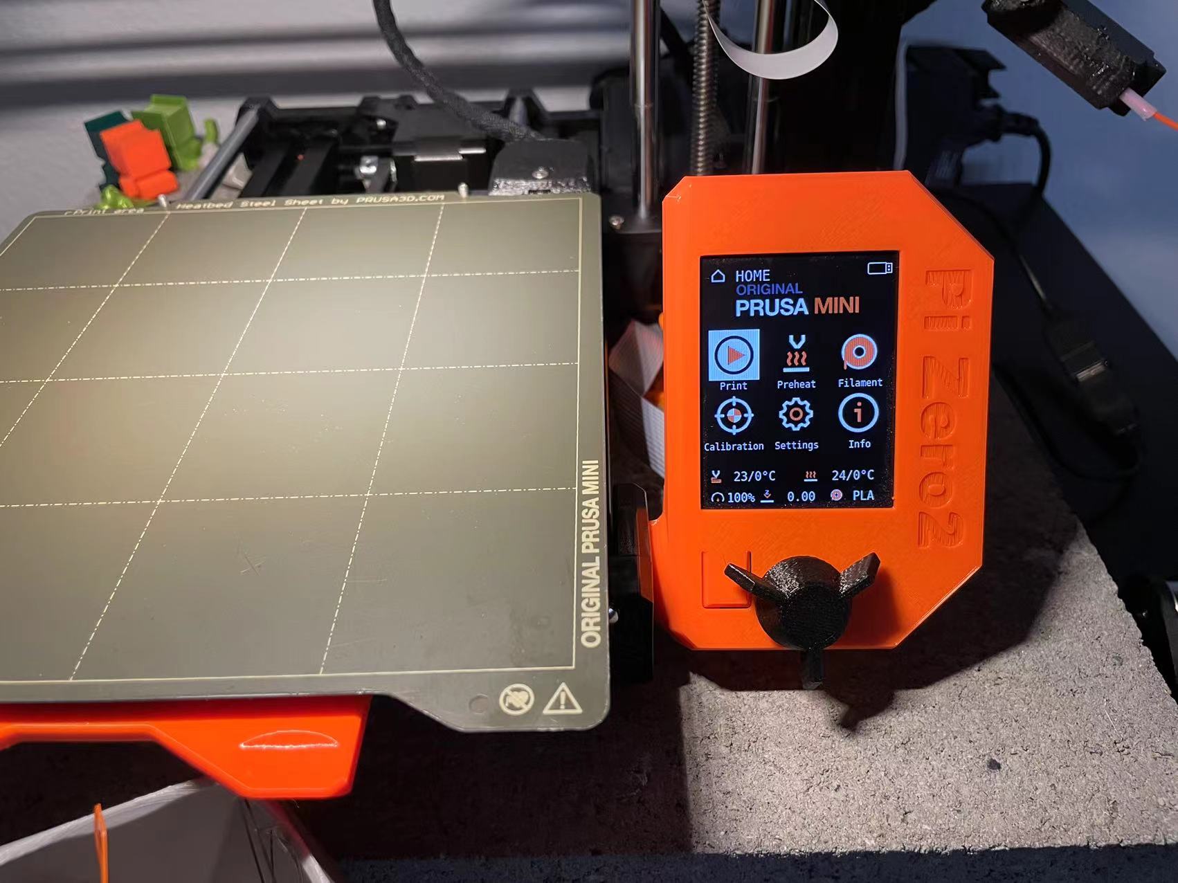 Prusa Mini display box with Raspberry Pi Zero 2 mount by Xisha ...