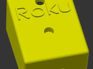 Roku Remote Control Hanger/Holder by iamalmostcrazy | Download free STL ...