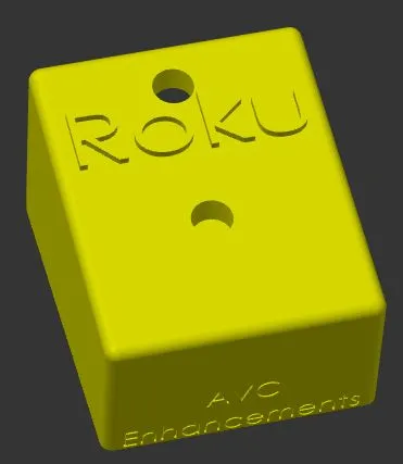 Roku Remote Control Hanger/Holder by iamalmostcrazy | Download free STL ...
