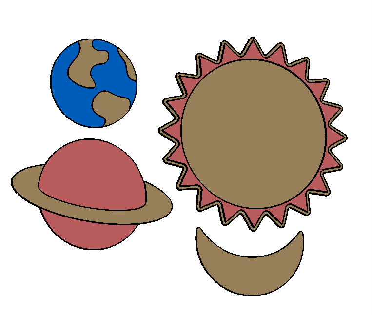 Sterne & Planeten / Stars & Planets by FokieH | Download free STL model ...