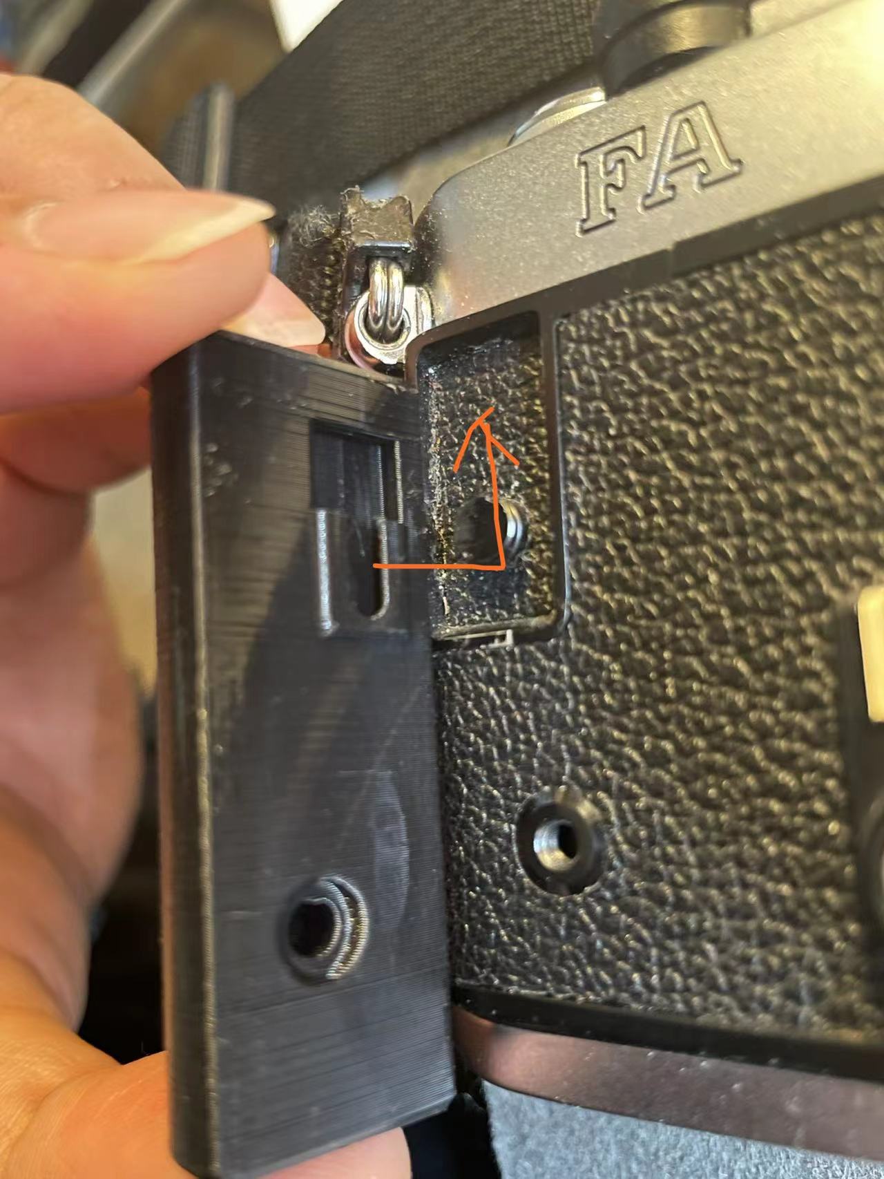 Nikon FA camera grip by Xisha | Download free STL model | Printables.com