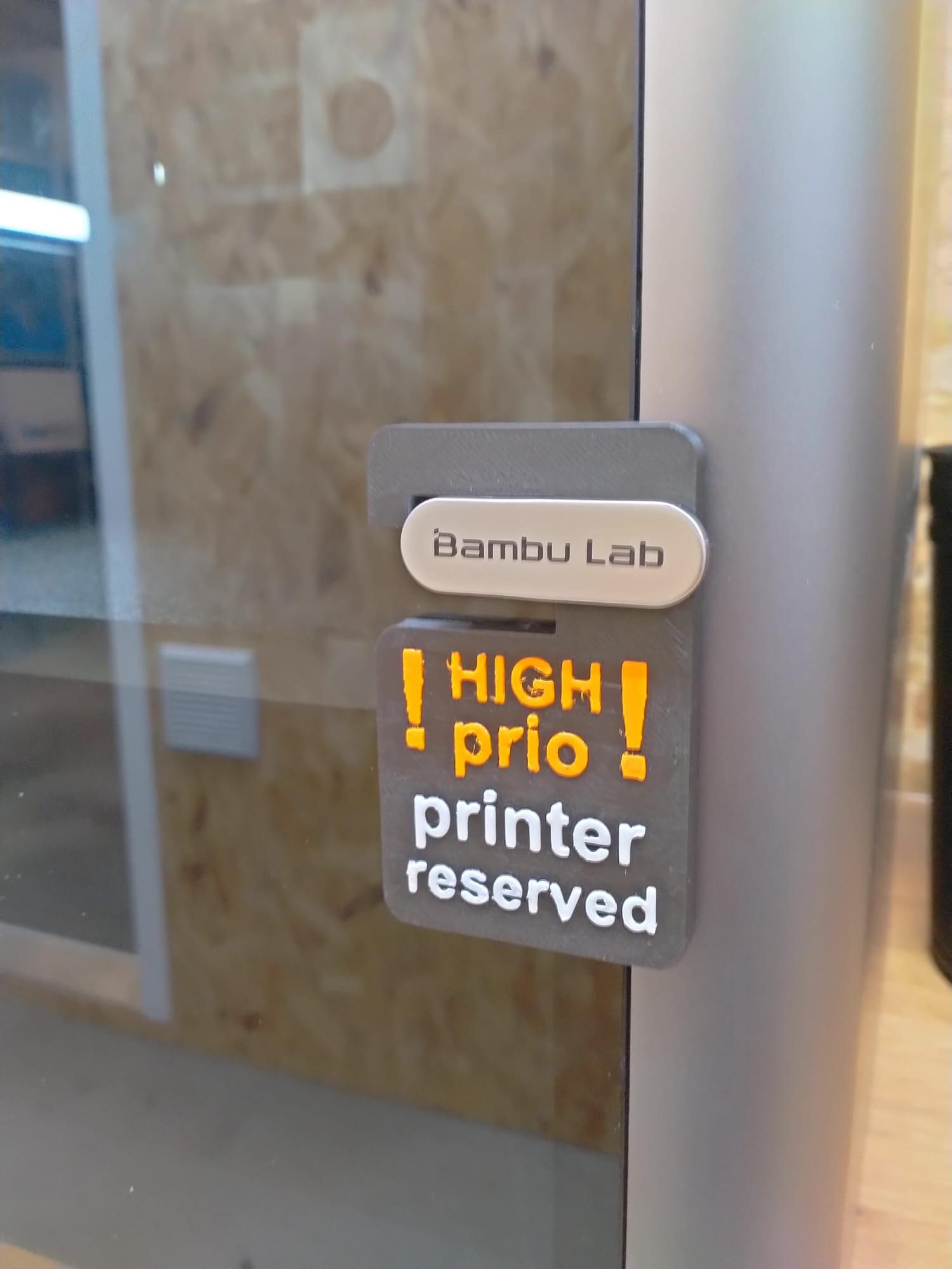 bambu p1s p1 carbon reserved hanger by R_forse | Download free STL ...