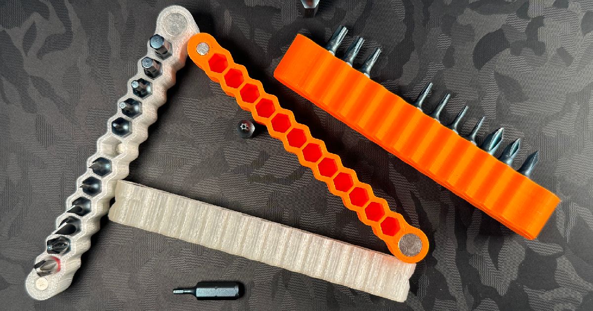 Magnetic bit holder case sorting by seriyboy | Download free STL model ...