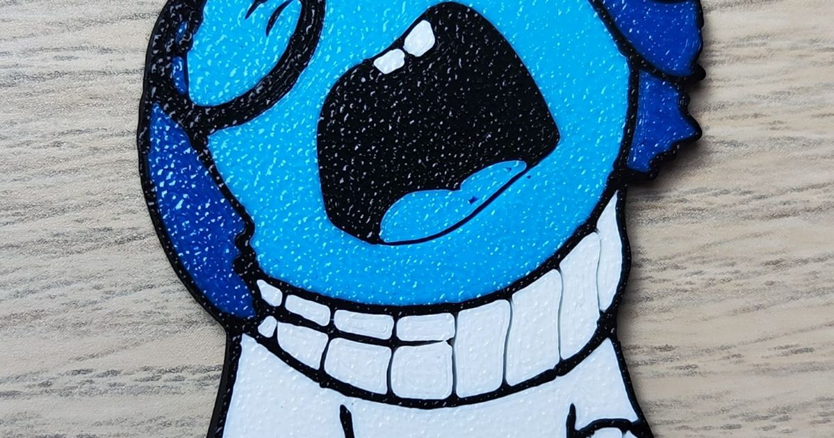 Sadness keychain by Orion | Download free STL model | Printables.com