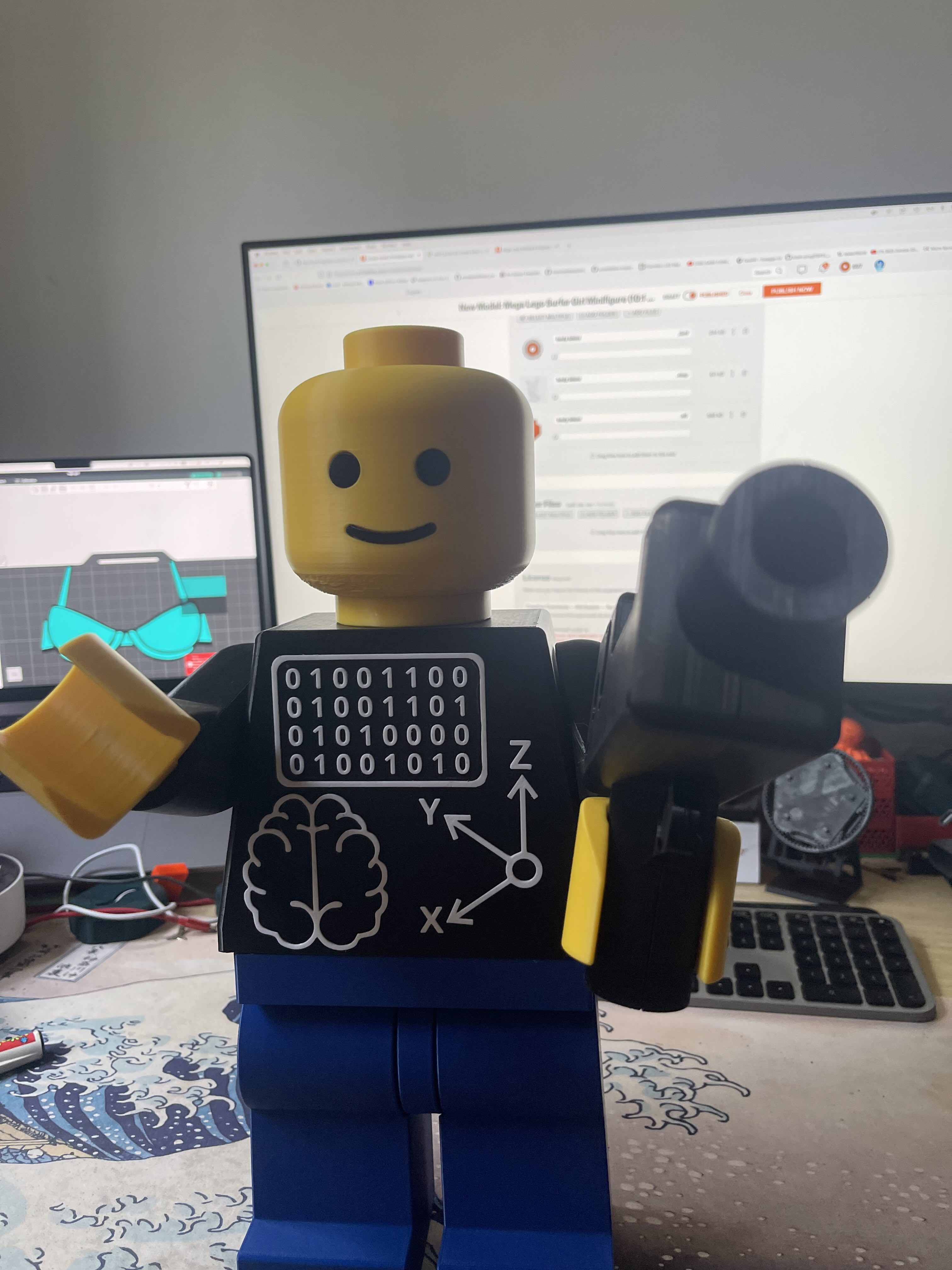 Mega Lego Software Engineer Minifigure (10:1 scale) by M&M | Download ...