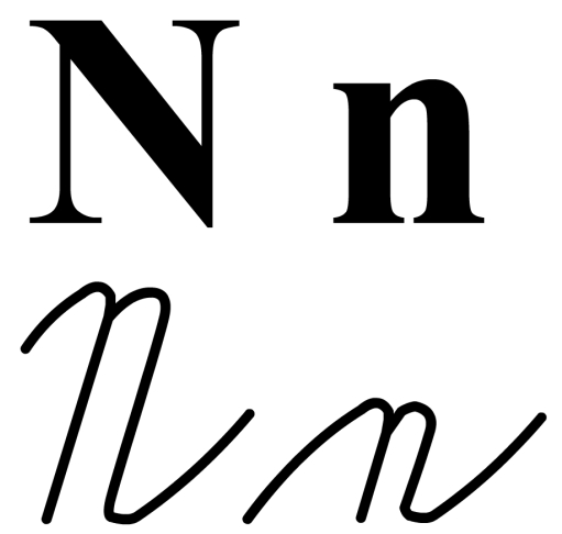 Simple letter Nn by Nina Máčová | Download free STL model | Printables.com