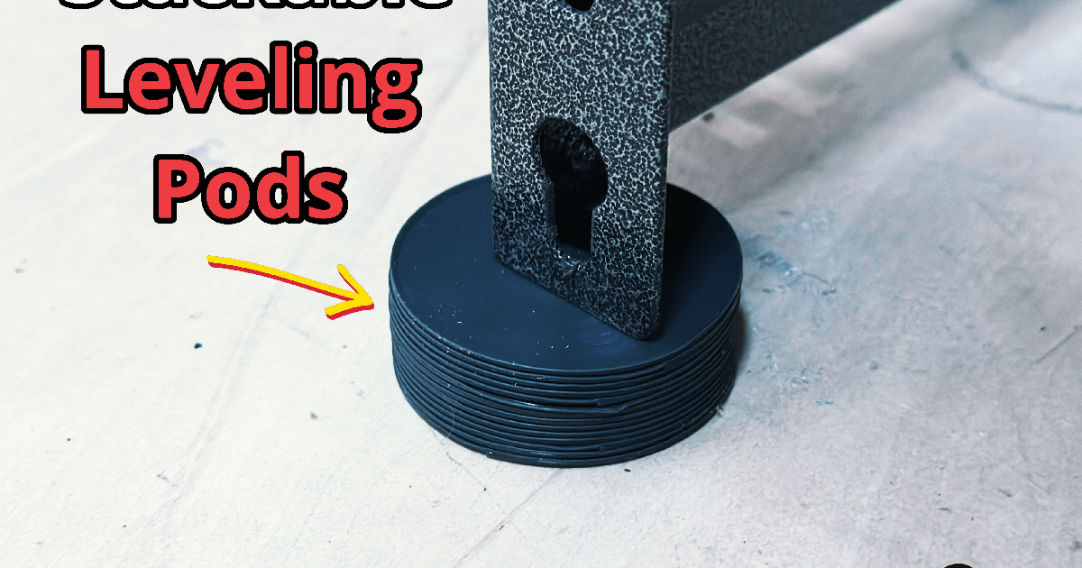Stackable Leveling Pod. 1mm Leveling Pod for Furniture and other ...