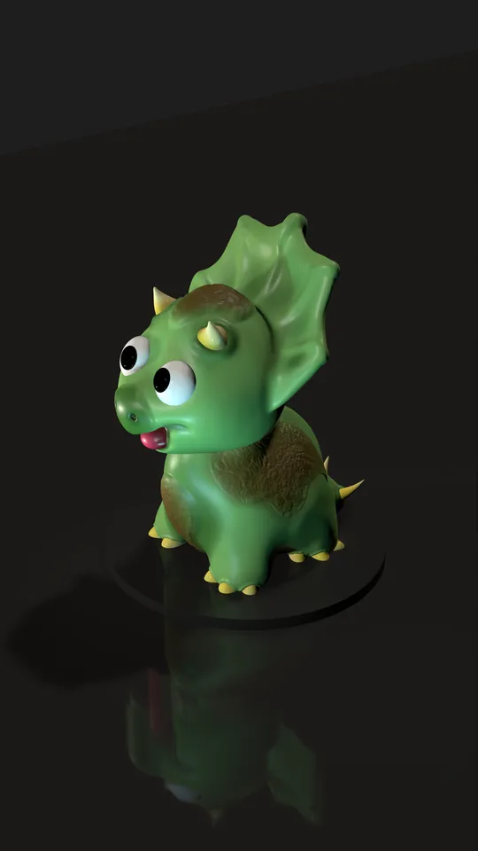 DINOSAUR TOY FIGURINE by DT3D_PRINT | Download free STL model ...