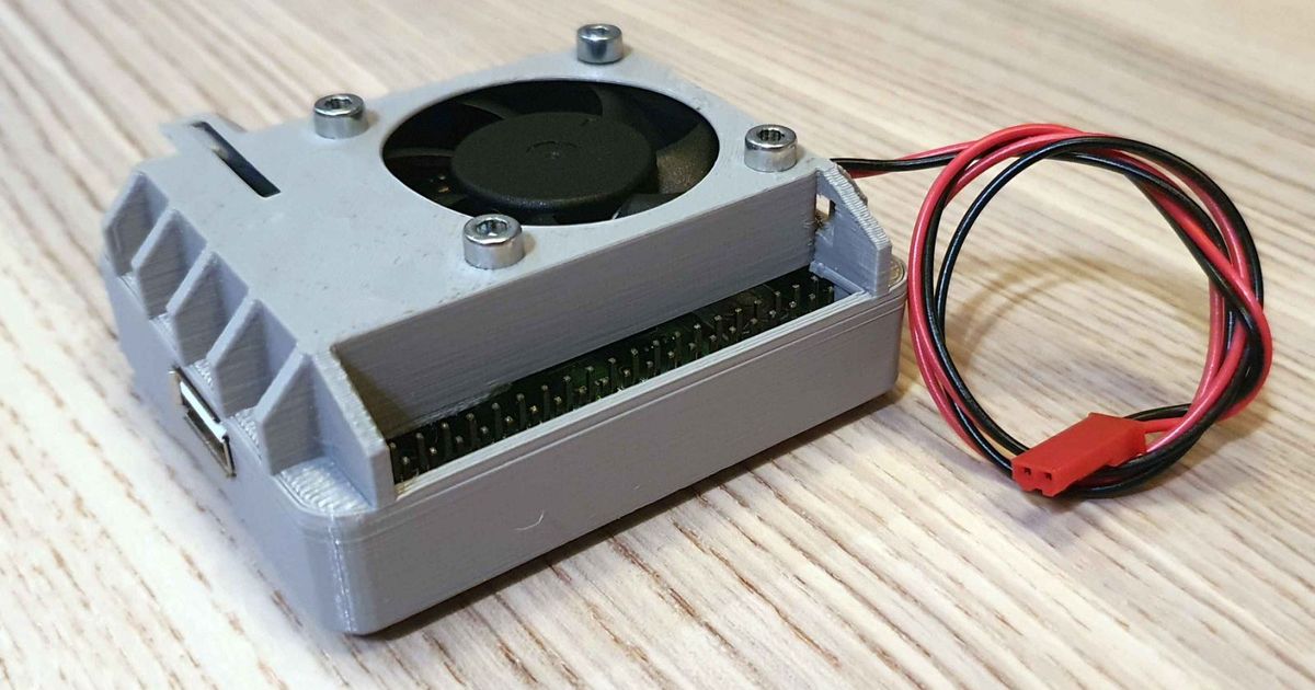 Raspberry PI 3A+ Case by Akos V | Download free STL model | Printables.com