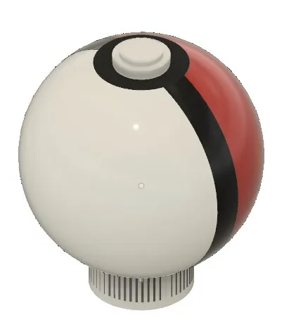 Pokeball Valve Stem Cap by 3D Ideation | Download free STL model ...